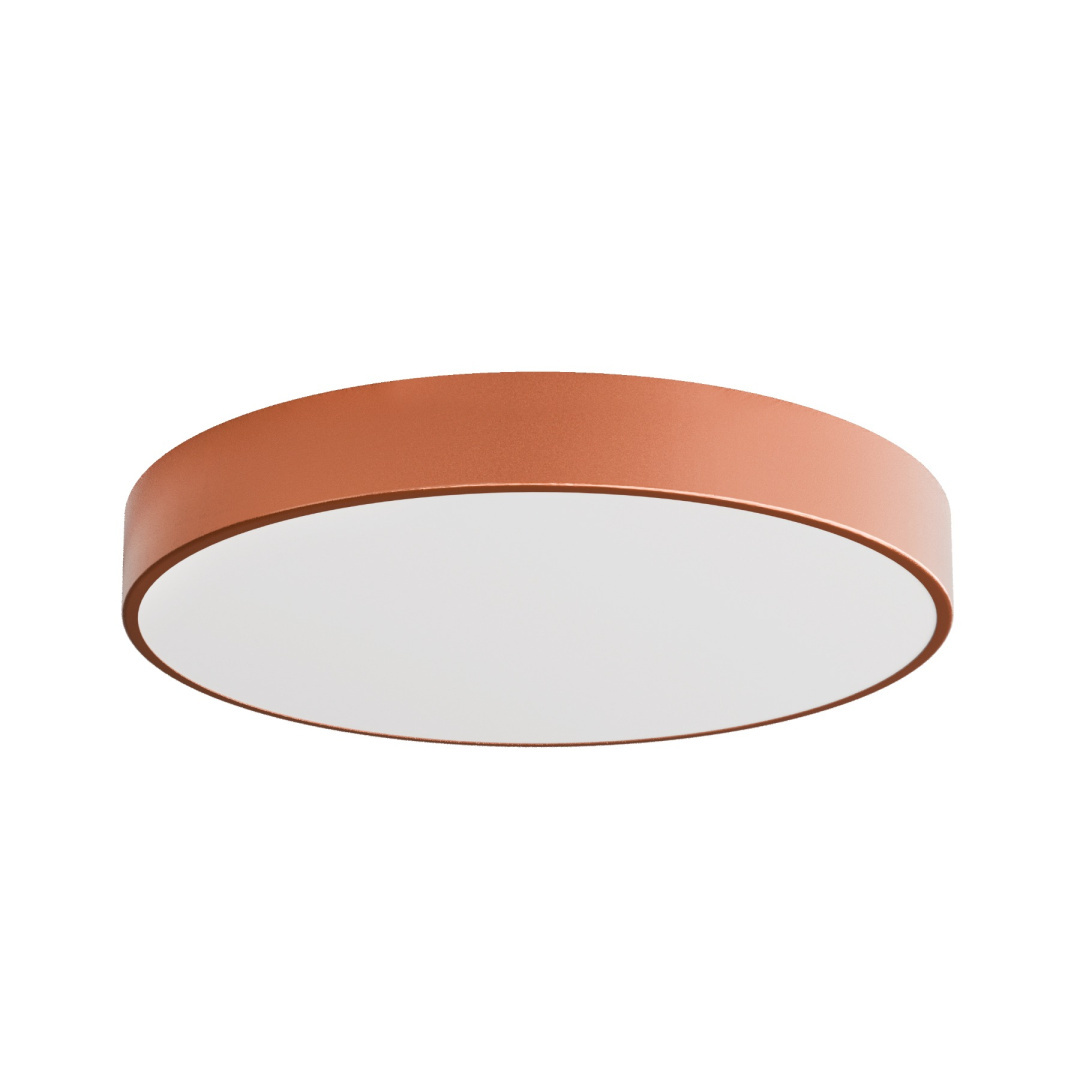Lampa sufitowa Plafon CLEO 600 60 cm Miedziany z Czujnikiem Ruchu
